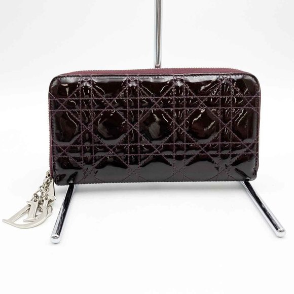 Dior | Bags | Christian Dior Long Lady Dior Wallet Purple | Poshmark